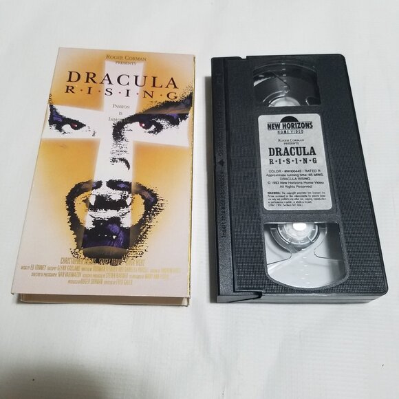 New Horizons | Other | Dracula Rising 993 Vhs Tape Roger Corman ...